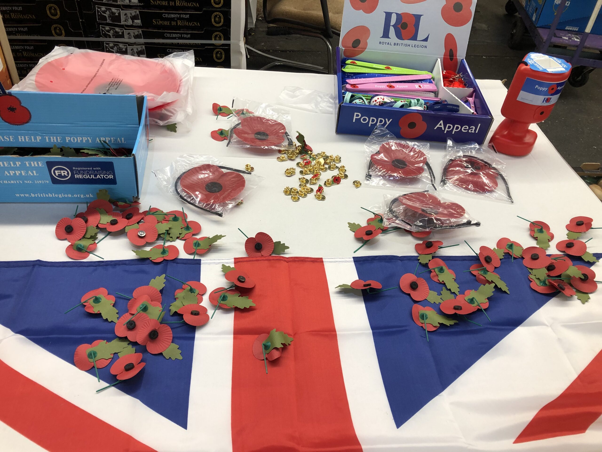 Buy a poppy and show you care at Bevingtons - New Covent Garden Market