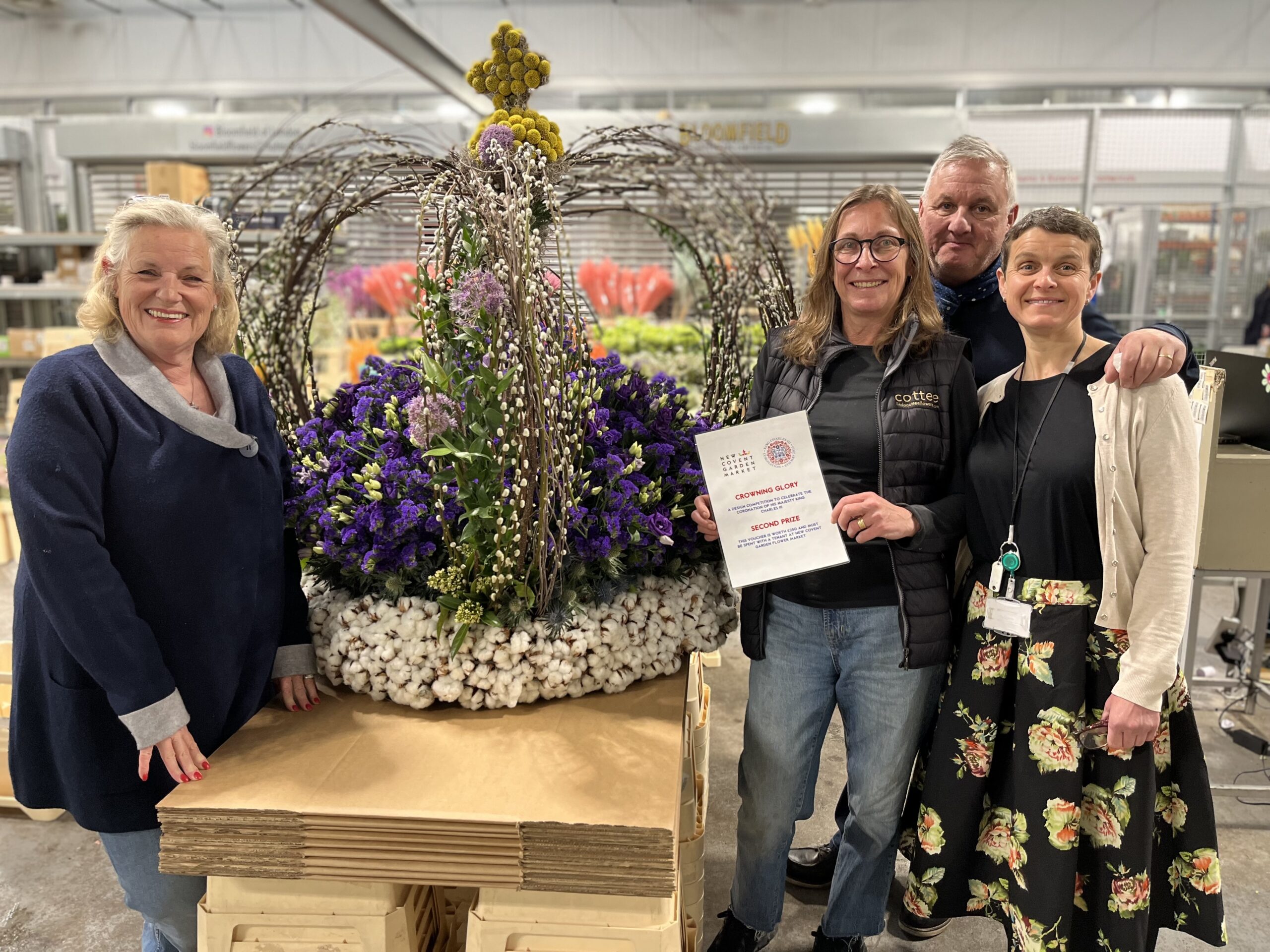 Sophie crowned champion of Flower Market’s coronation contest