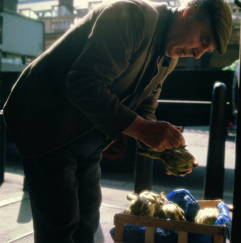 Catching the people of New Covent Garden Market in action