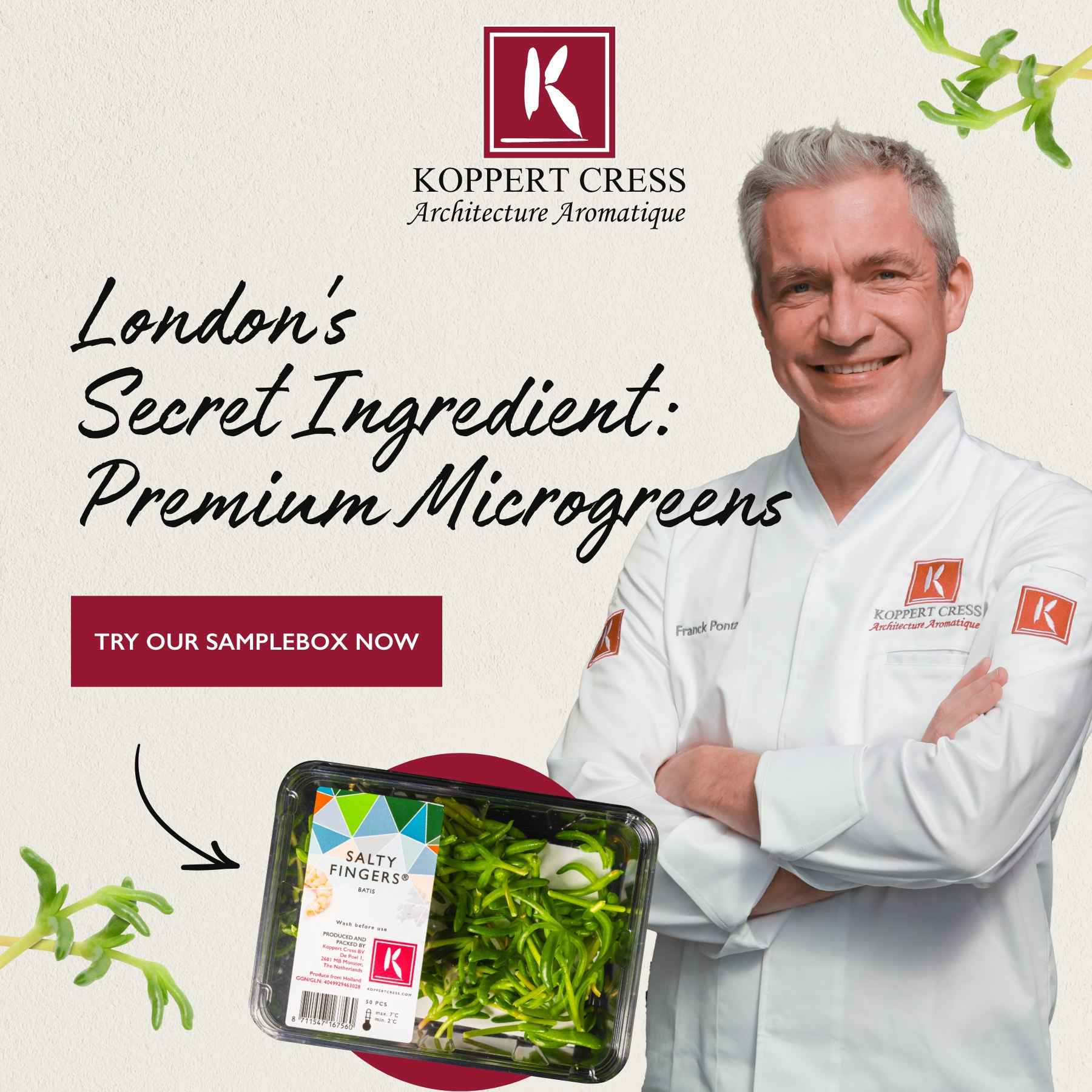 Harwoods and Koppert cress to impress London