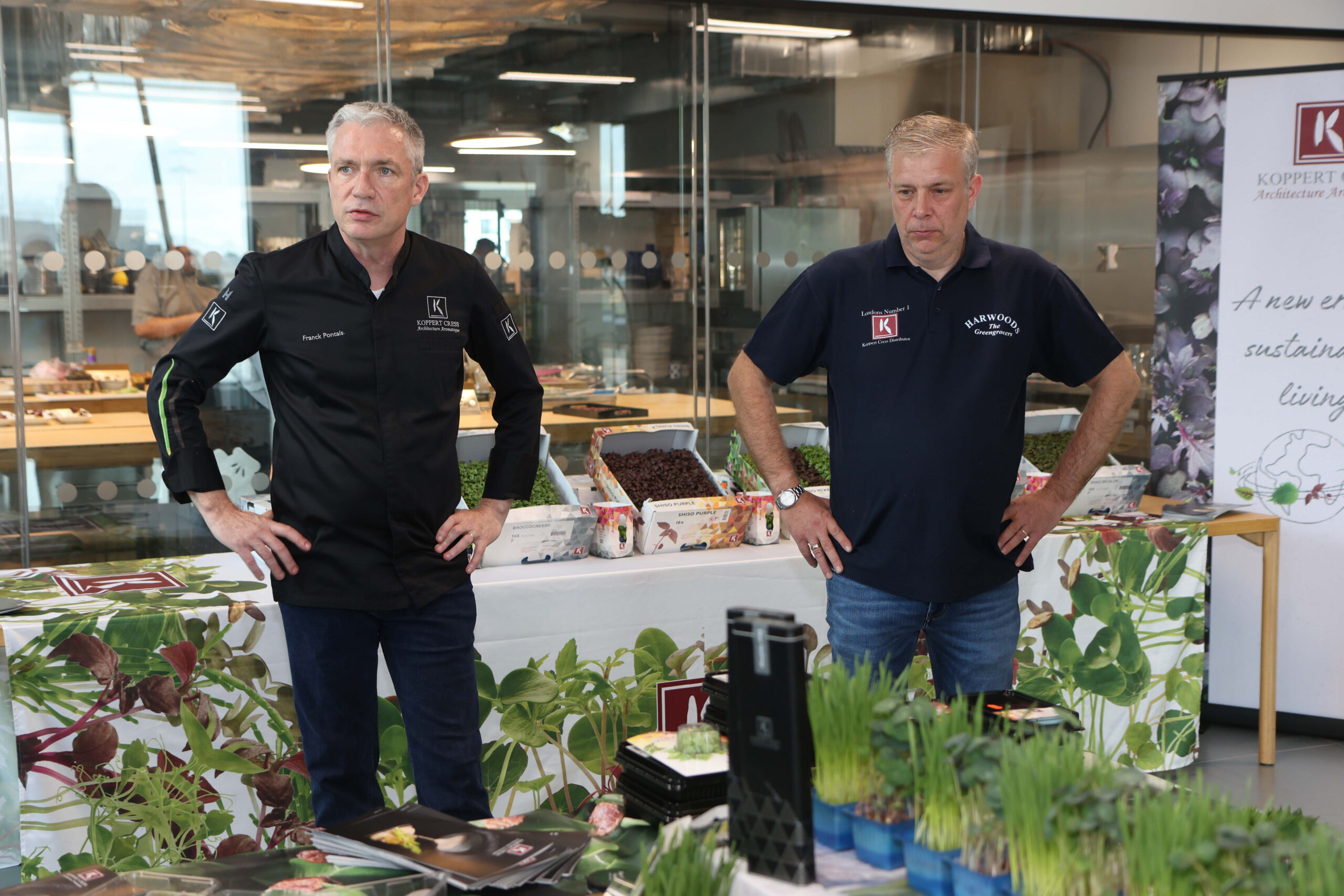 Harwoods and Koppert Cress wow chefs at microgreens event