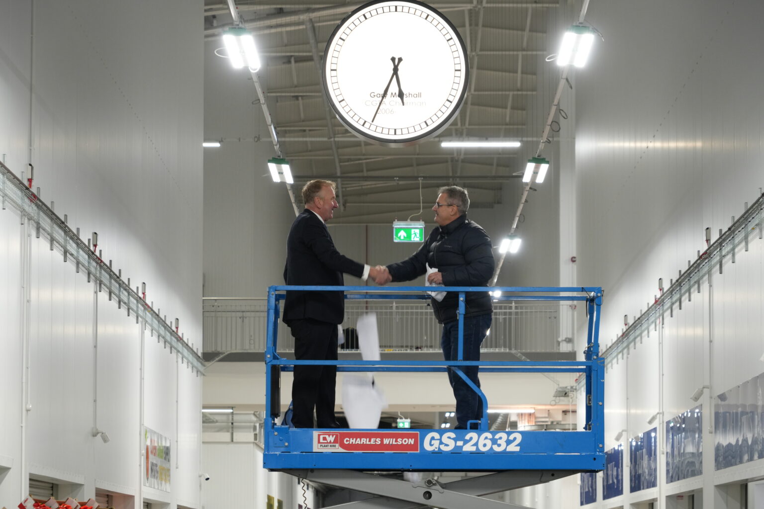 NCGM tenants unveil clock in honour of Gary Marshall