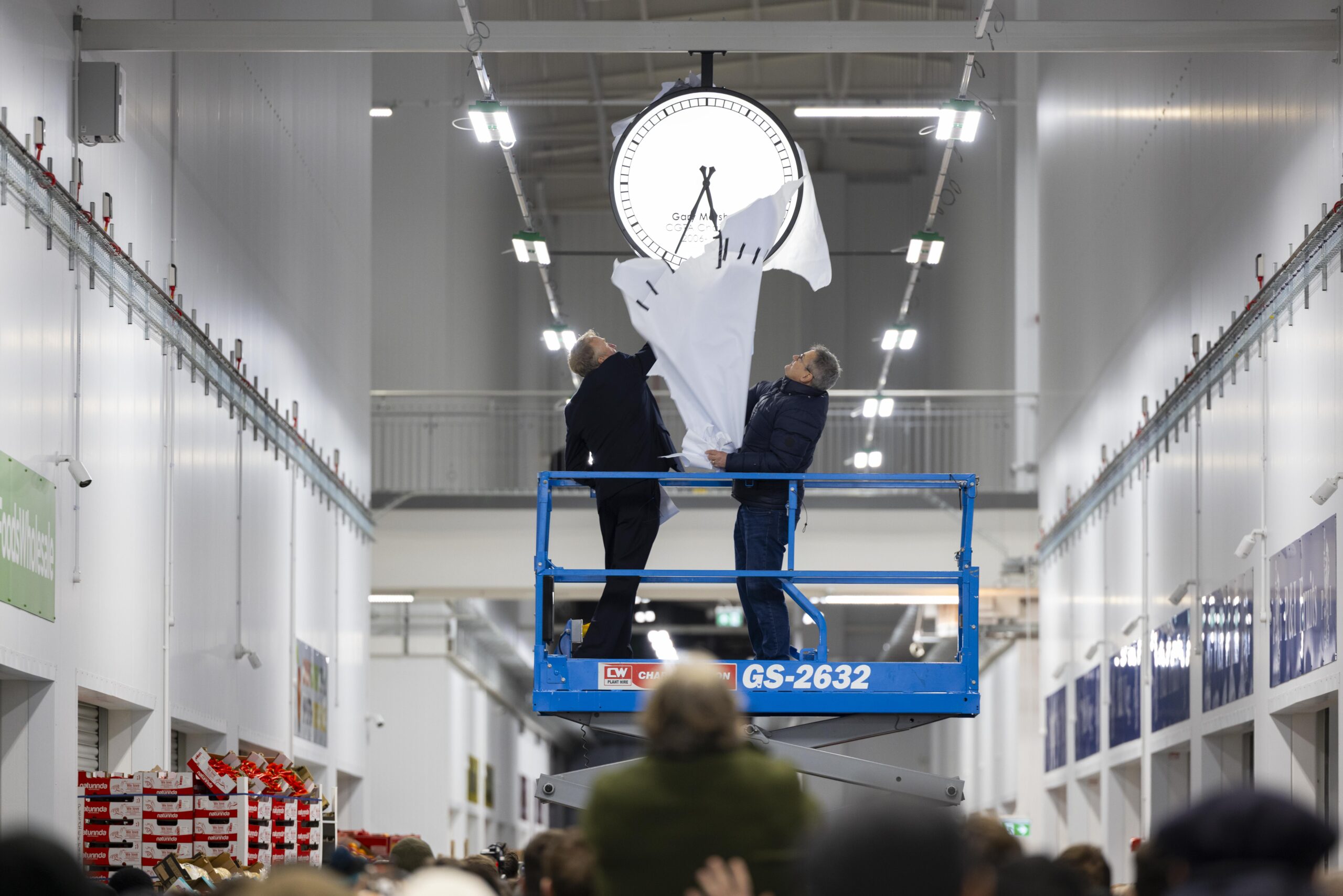 NCGM tenants unveil clock in honour of Gary Marshall